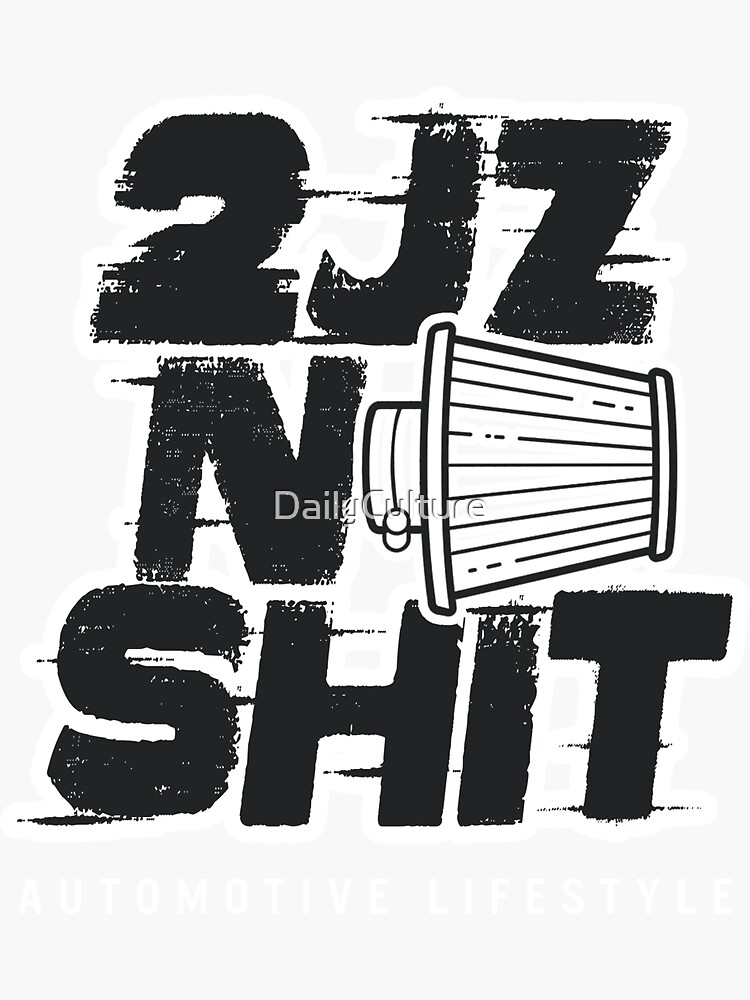 "Turbo Boost 2jz" Sticker for Sale by DailyCulture | Redbubble