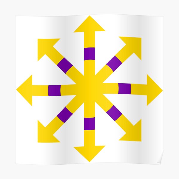 Symbol Of Chaos Intersex Pride Poster For Sale By Agender Redbubble