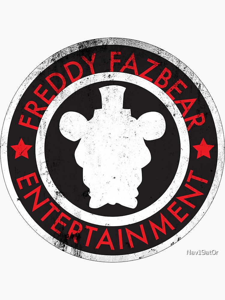 "Five Nights at Freddys Logo" Sticker for Sale by Nav19at0r | Redbubble
