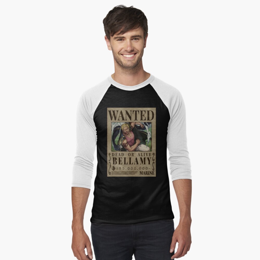 "Bellamy One Piece the Hyena Bounty Poster" Sticker for Sale by One ...