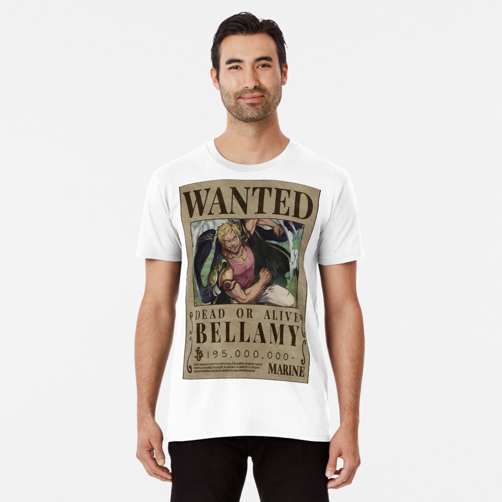 "Bellamy One Piece the Hyena Bounty Poster" Sticker for Sale by One ...