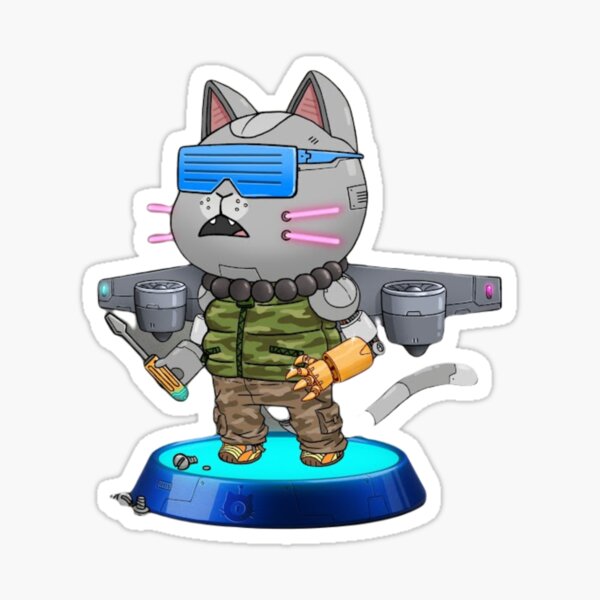 "CATBOTICA | CATS Stickers | Meow!" Sticker for Sale by Stickerscats ...