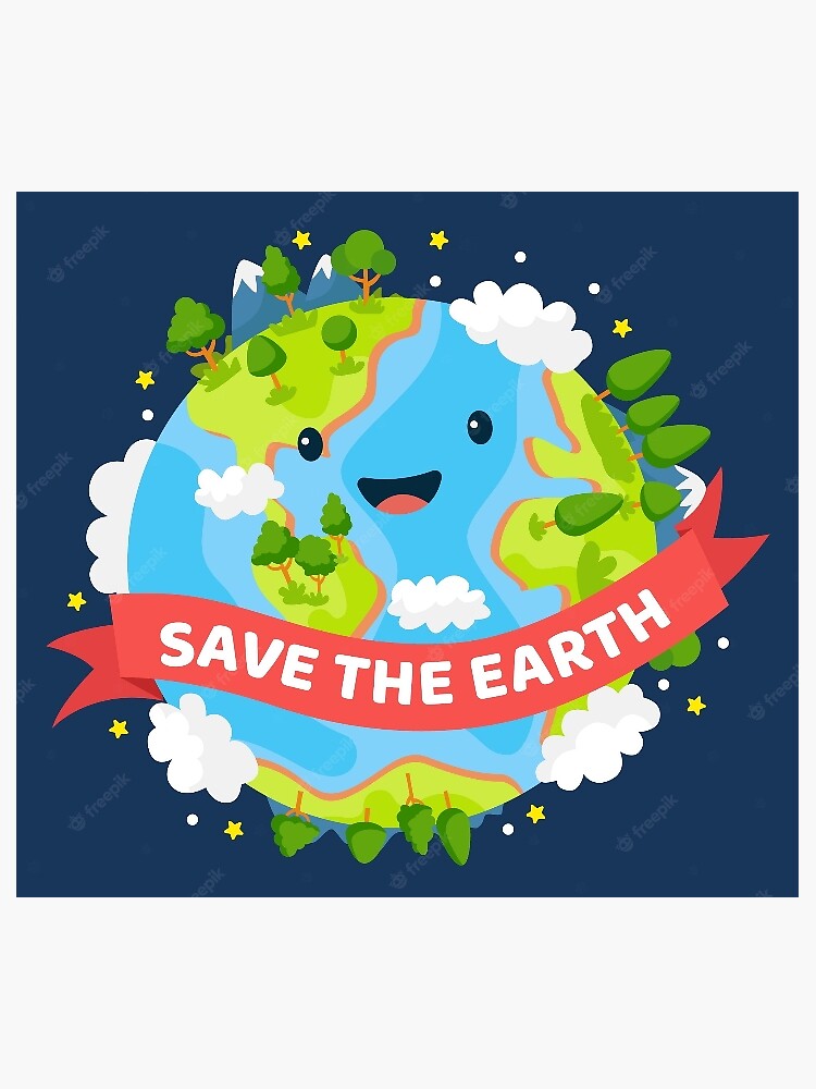 "Save earth" Sticker for Sale by HolaDiseno1234 | Redbubble