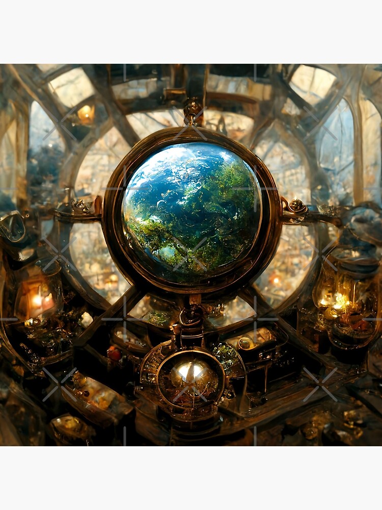 "Earth Machine A.I. Imagined" Poster for Sale by DJKre | Redbubble