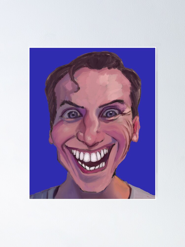 "*TRENDING* Jerma Youtuber Funny SUS Face Design" Poster for Sale by ...