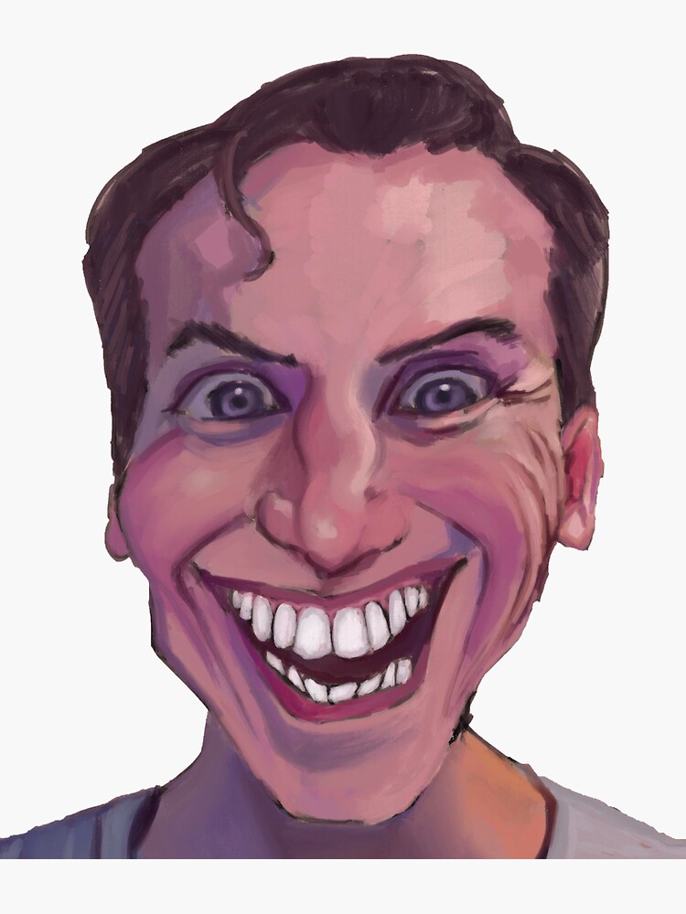 "*TRENDING* Jerma Youtuber Funny SUS Face Design" Sticker for Sale by ...
