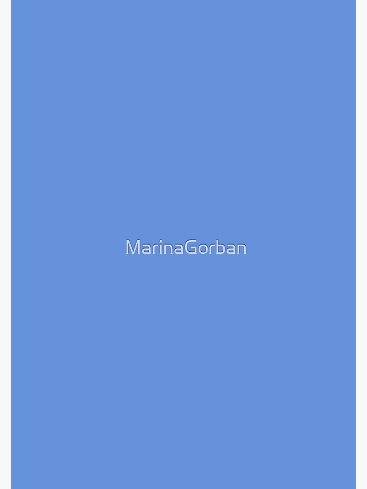 "Muted Sky Blue Solid Pure Color" Sticker for Sale by MarinaGorban ...