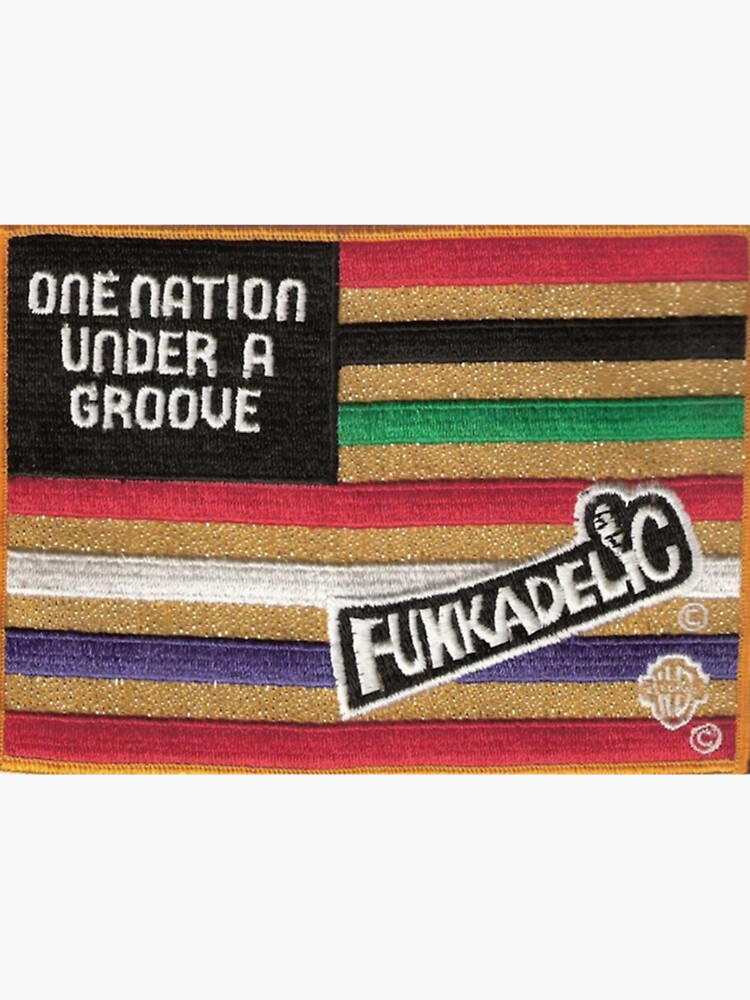 "Funkadelic One Nation Under A Groove Flag " Sticker for Sale by ...