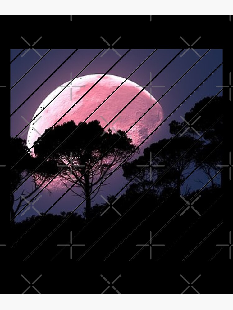 "Georgia Okeeffe Pink Moon Over Water" Poster for Sale by halimaagshop ...