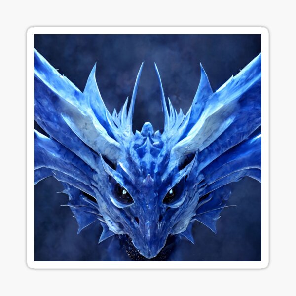 "Azure Dragon" Sticker for Sale by TheAzureMage | Redbubble