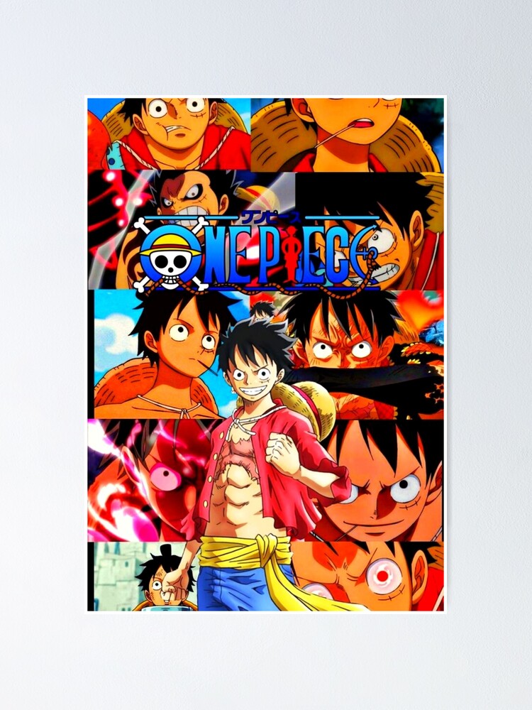 "one piece monkey d luffy" Poster for Sale by JOAK-POP | Redbubble