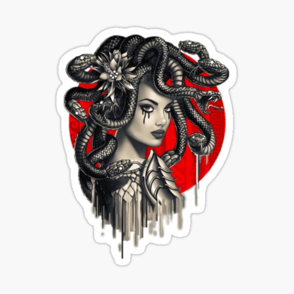 "Medusa" Sticker for Sale by Sfyanishop | Redbubble