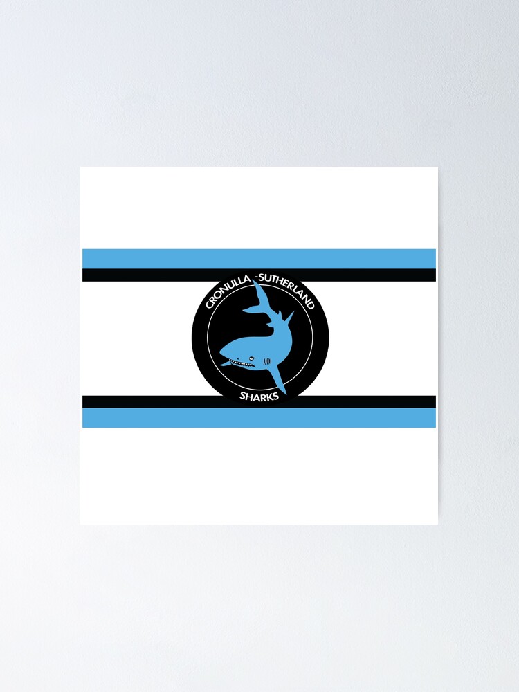 "Cronulla Sharks Old Logo" Poster for Sale by RacingPrints | Redbubble