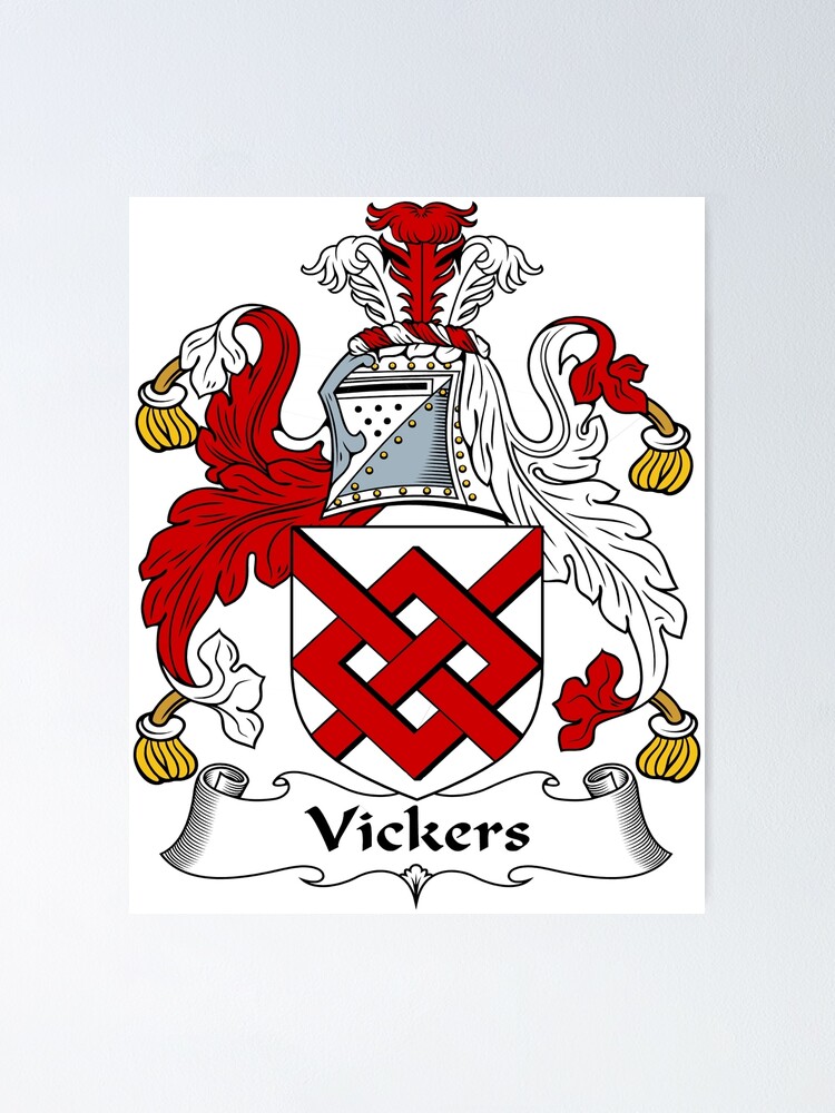 "Vickers " Poster for Sale by HaroldHeraldry | Redbubble