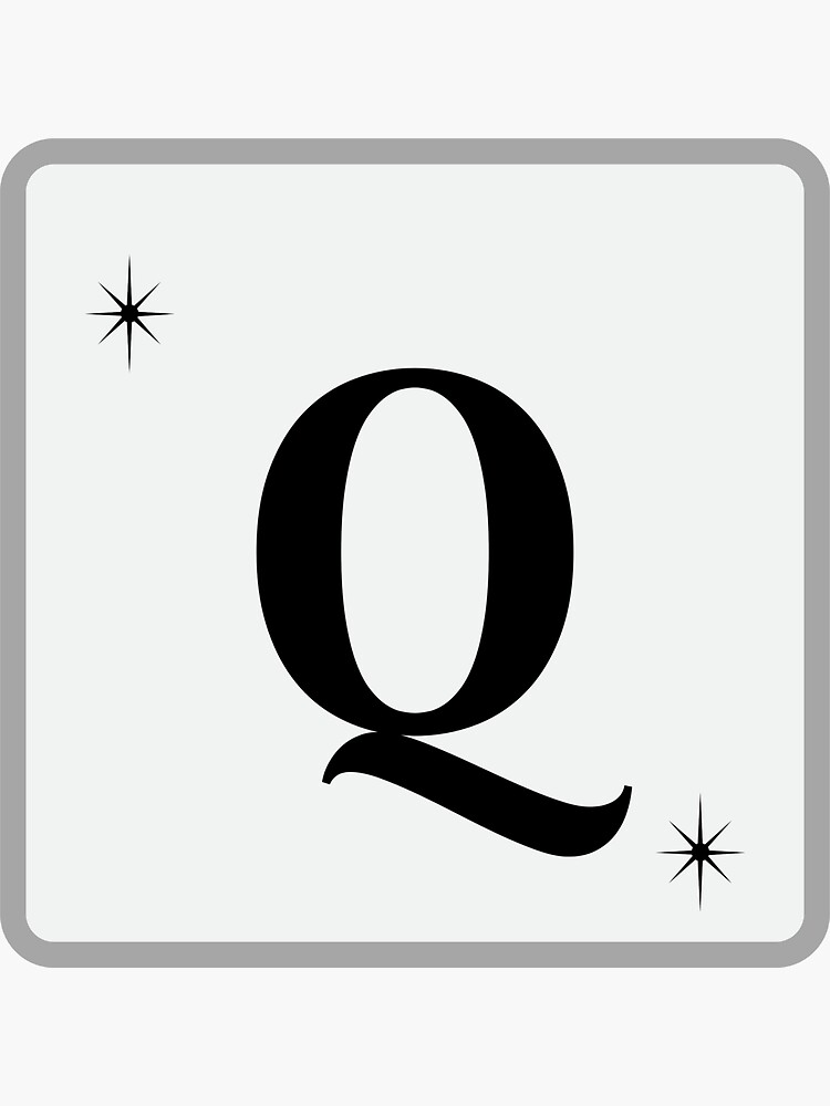 "Q, Letters from Alphabets, Educational" Sticker for Sale by ...