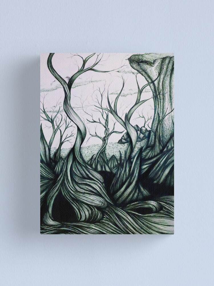"Twisted surreal landscape" Canvas Print for Sale by Extreme-Fantasy ...