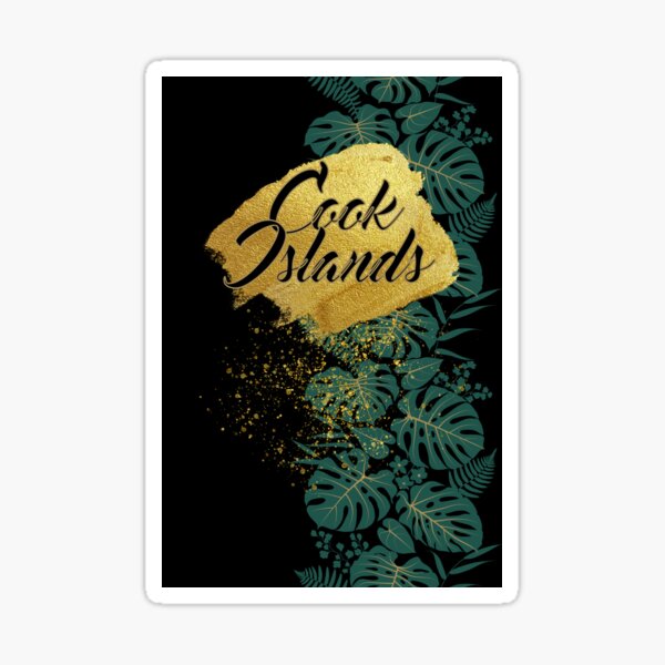 "Cook Islands" Sticker for Sale by PolyMicroMela | Redbubble