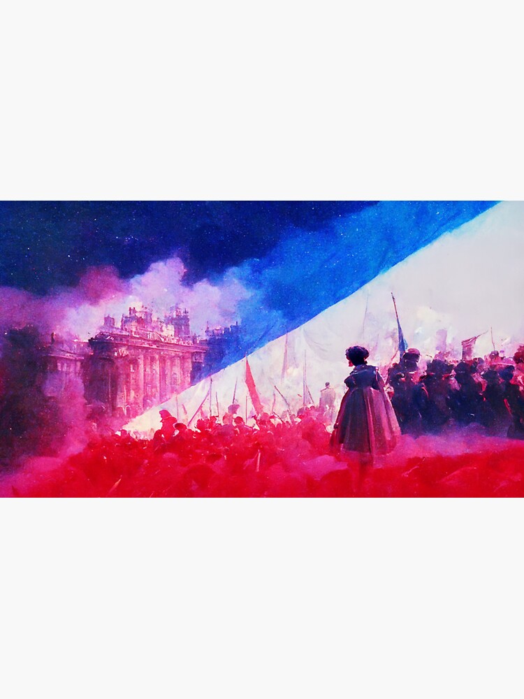 "VHS Aesthetic French Revolution Poster" Sticker for Sale by ...