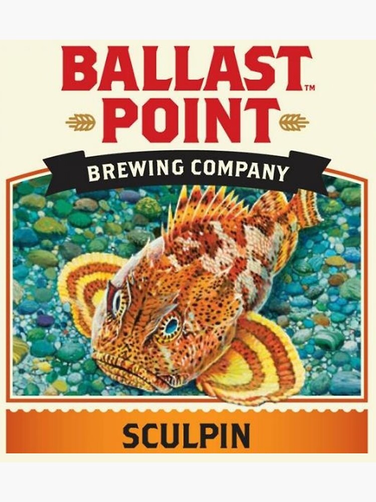 "Ballast Point Brewing Company" Sticker for Sale by ConstantinoTees ...