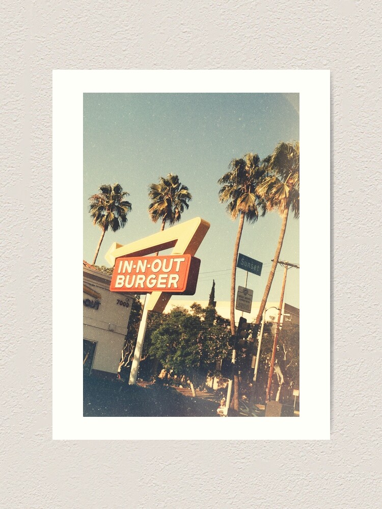 "In-N-Out Burger Logo" Art Print for Sale by knightkid3 | Redbubble