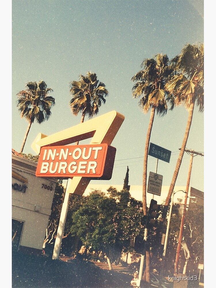 In-N-Out Burger Logo Premium Matte Vertical Poster
