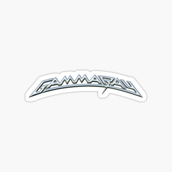 " GAMMA RAY BAND" Sticker for Sale by Antonettosco | Redbubble