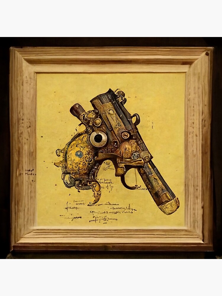 "Steampunk Gun #3" Sticker for Sale by Studio-Hunyadi | Redbubble