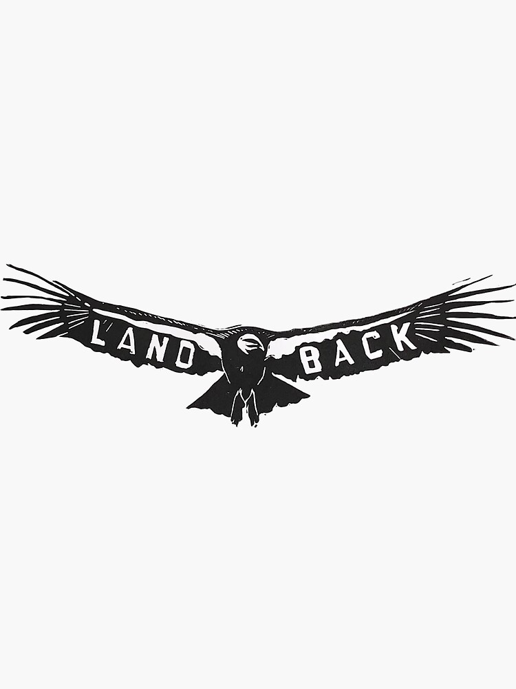 "Land Back Andean Condor" Sticker for Sale by mamamuralista | Redbubble