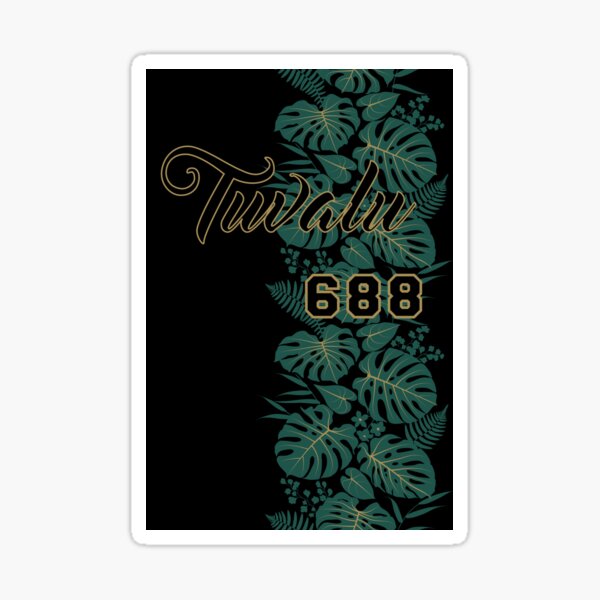 "Tuvalu" Sticker for Sale by PolyMicroMela | Redbubble
