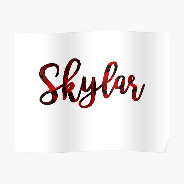 "Skylar" Poster by lilkenz | Redbubble