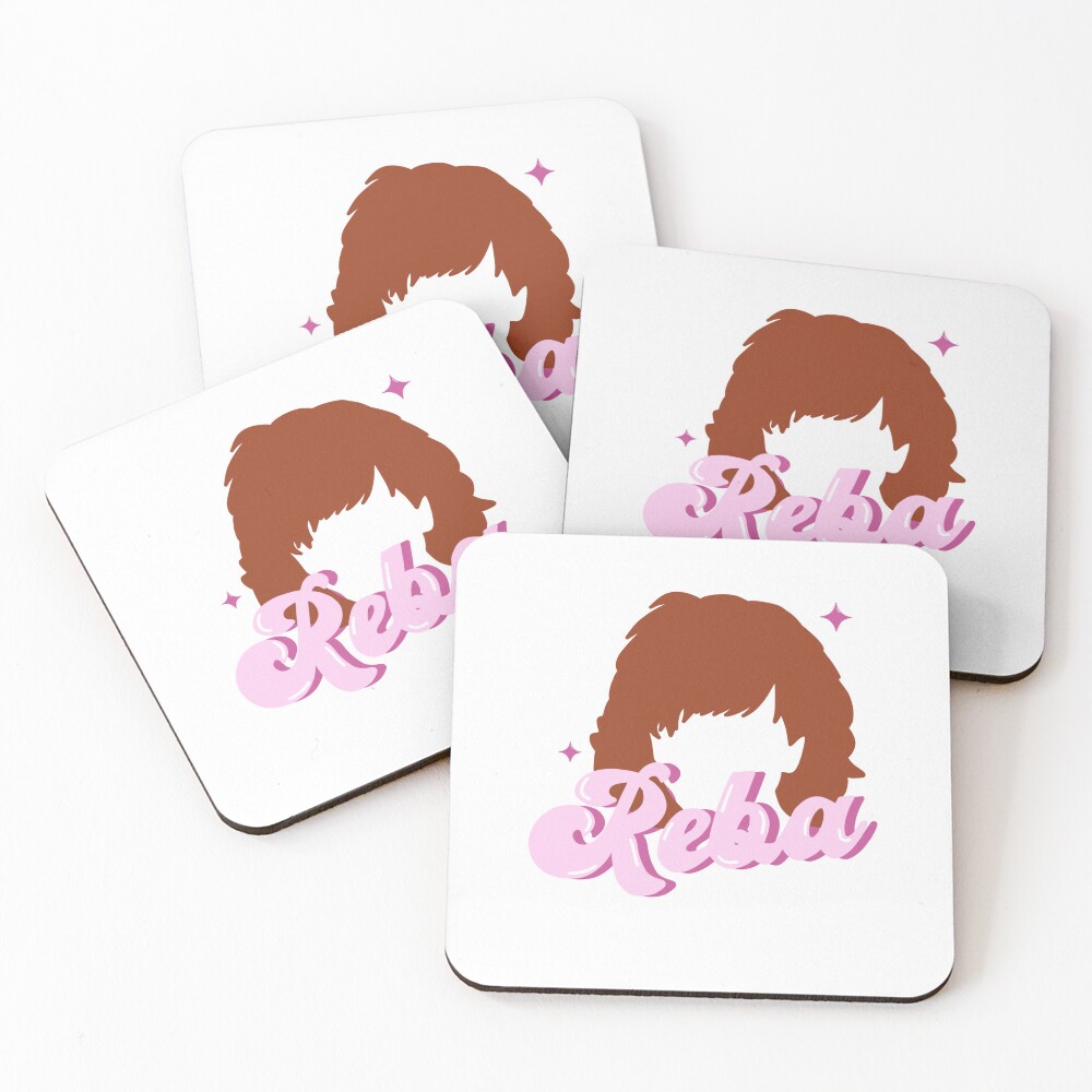 "reba hair cartoon portrait" Sticker for Sale by designsbyjuls | Redbubble