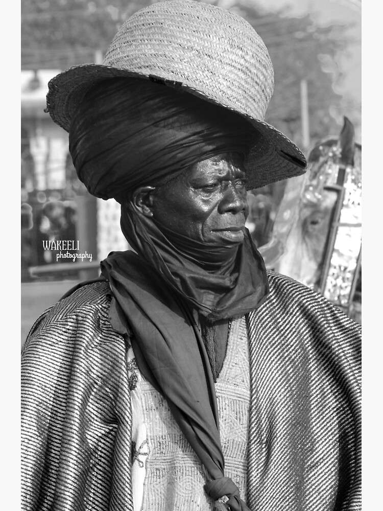 "hausa man at traditional dress" Sticker for Sale by Mainasib | Redbubble