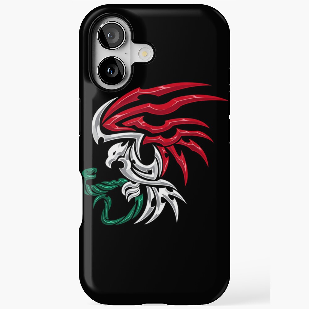 "Mexico Flag - Mexican Coat of Arms Tribal Style" Sticker for Sale by ...