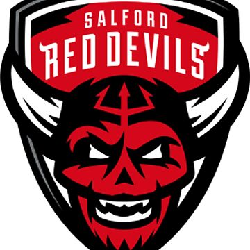 "Salford Red Devils" Sticker for Sale by ellardcedric | Redbubble