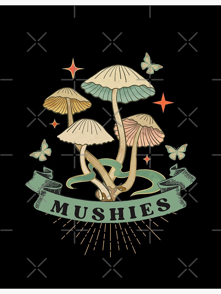 "Fairy Mushies Illustrated Digital Design" Poster for Sale by ...