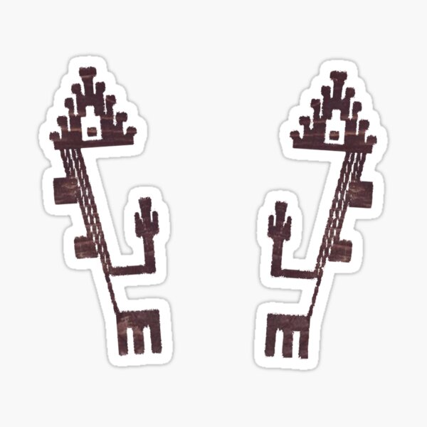 "Mapuche Lukutuwe " Sticker for Sale by mamamuralista | Redbubble