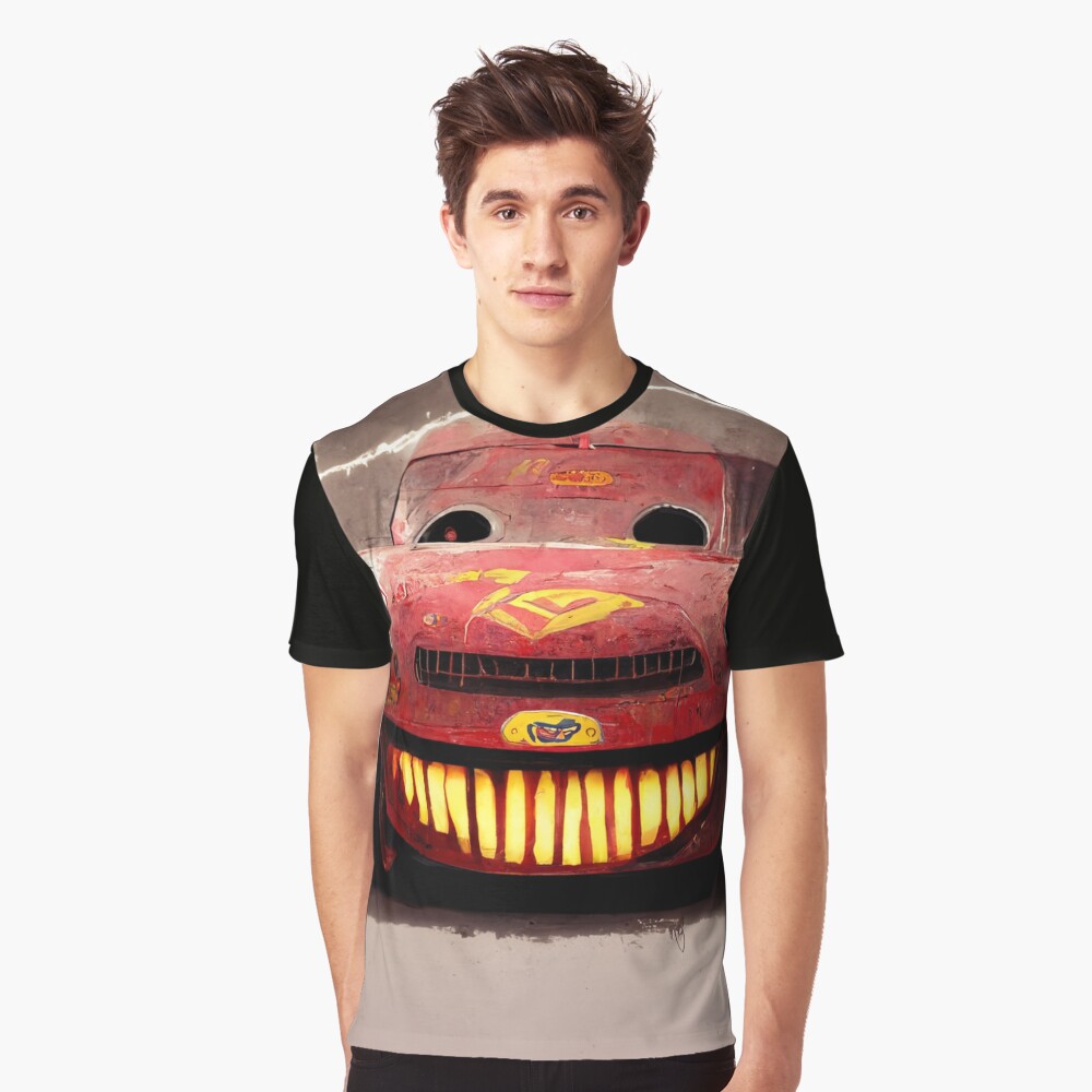 "Cursed Lightning McQueen" Art Board Print for Sale by Zestpond | Redbubble