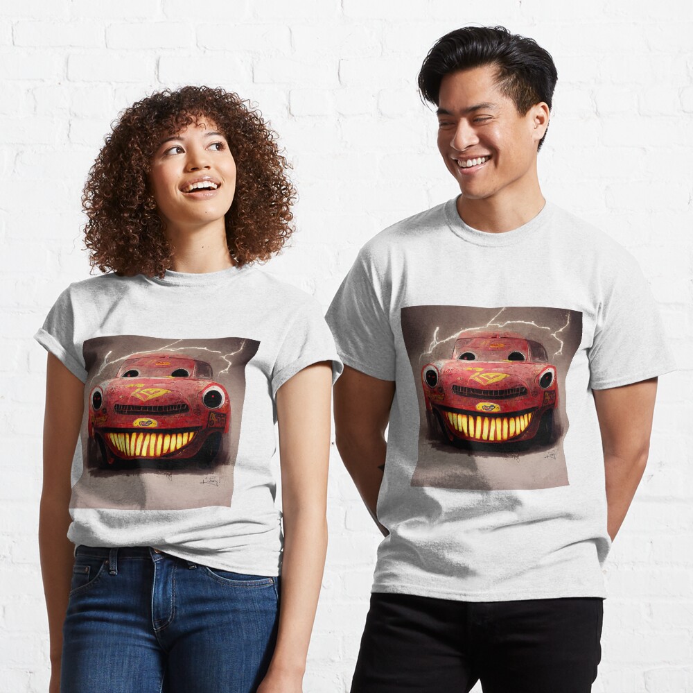 "Cursed Lightning McQueen" Art Board Print for Sale by Zestpond | Redbubble
