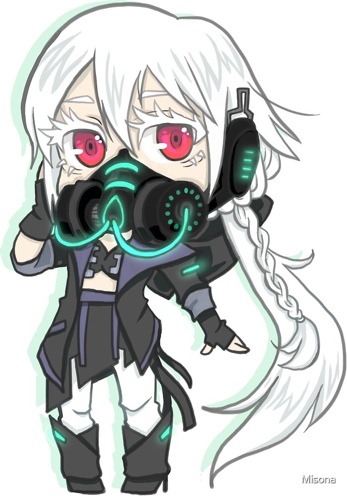 "CyberPunk Chibi" by Misona | Redbubble