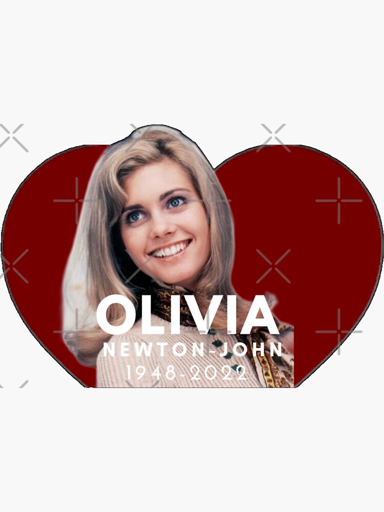 "Olivia Newton-John - heart Graphic" Sticker for Sale by Denzel002 ...