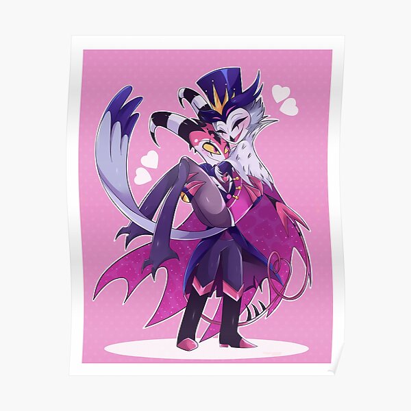 "Stolas and Blitz Hug" Poster for Sale by MelleMoon | Redbubble