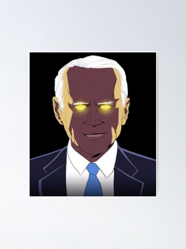 "Dark Brandon Cartoon" Poster for Sale by GroovyJoe | Redbubble