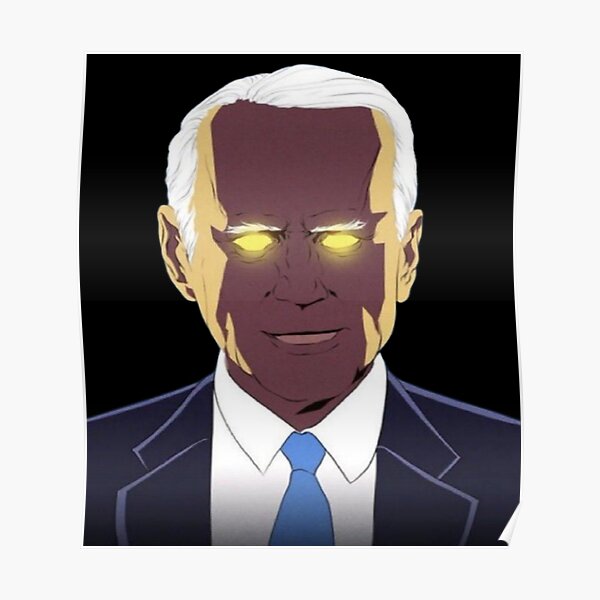 "Dark Brandon Cartoon" Poster for Sale by GroovyJoe | Redbubble