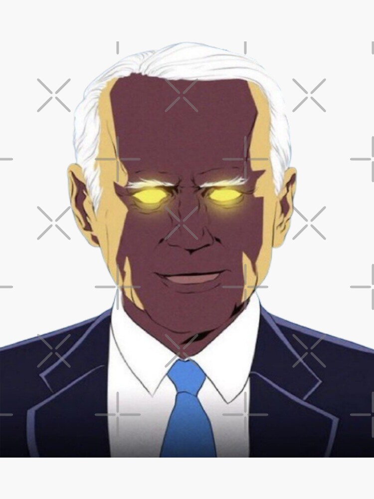 "Dark Brandon Cartoon" Sticker for Sale by GroovyJoe | Redbubble