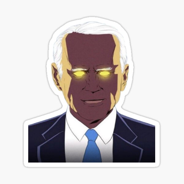 "Dark Brandon Cartoon" Sticker for Sale by GroovyJoe | Redbubble