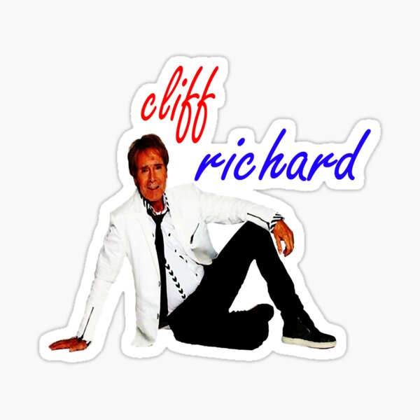 "Cliff Richard" Sticker for Sale by covelli6et3 | Redbubble
