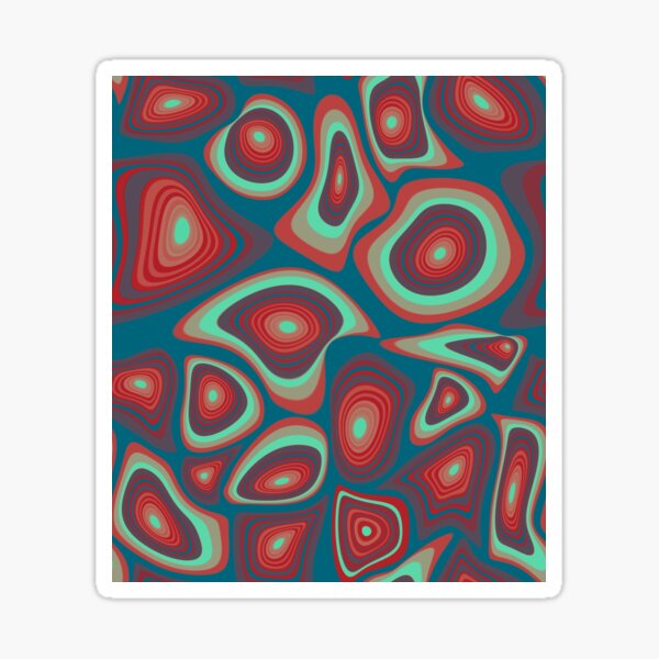 "Amoebas" Sticker for Sale by SuzinessDesigns | Redbubble