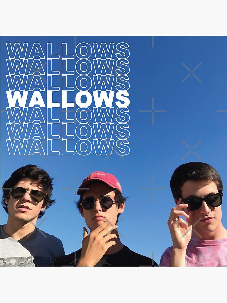 "Great Model Band Alternative Wallows Rock Gift Music Fans" Sticker for ...
