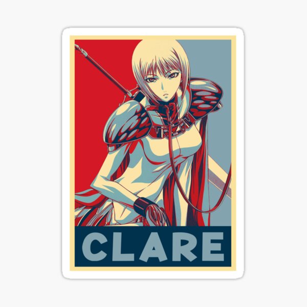 "Hope Style Claymore Anime Character CLARE Art" Sticker for Sale by ...