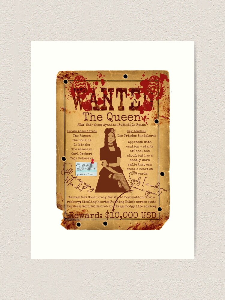 "Band Maid - The Queen Wanted Poster" Art Print for Sale by ...